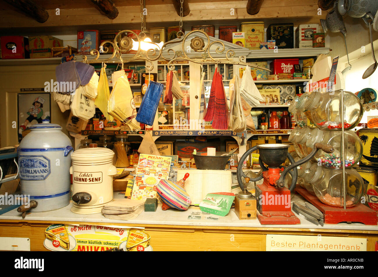 Museum farm village shop Leer, East Frisia, Lower Saxony, Germany Stock ...