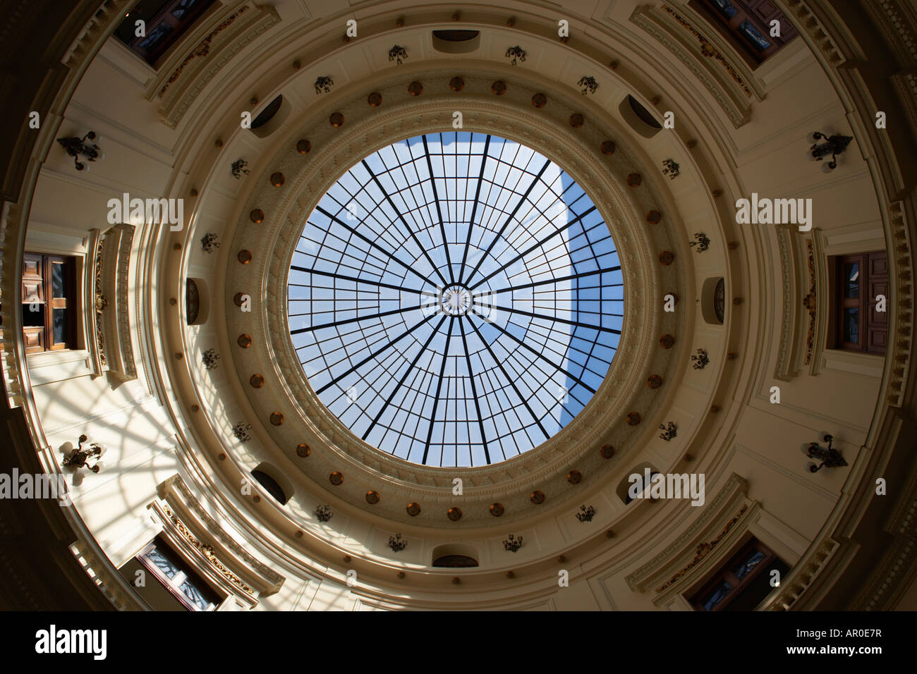 The skylight roof of the Centro Cultural Banco do Brasil Rio De Janeiro ...