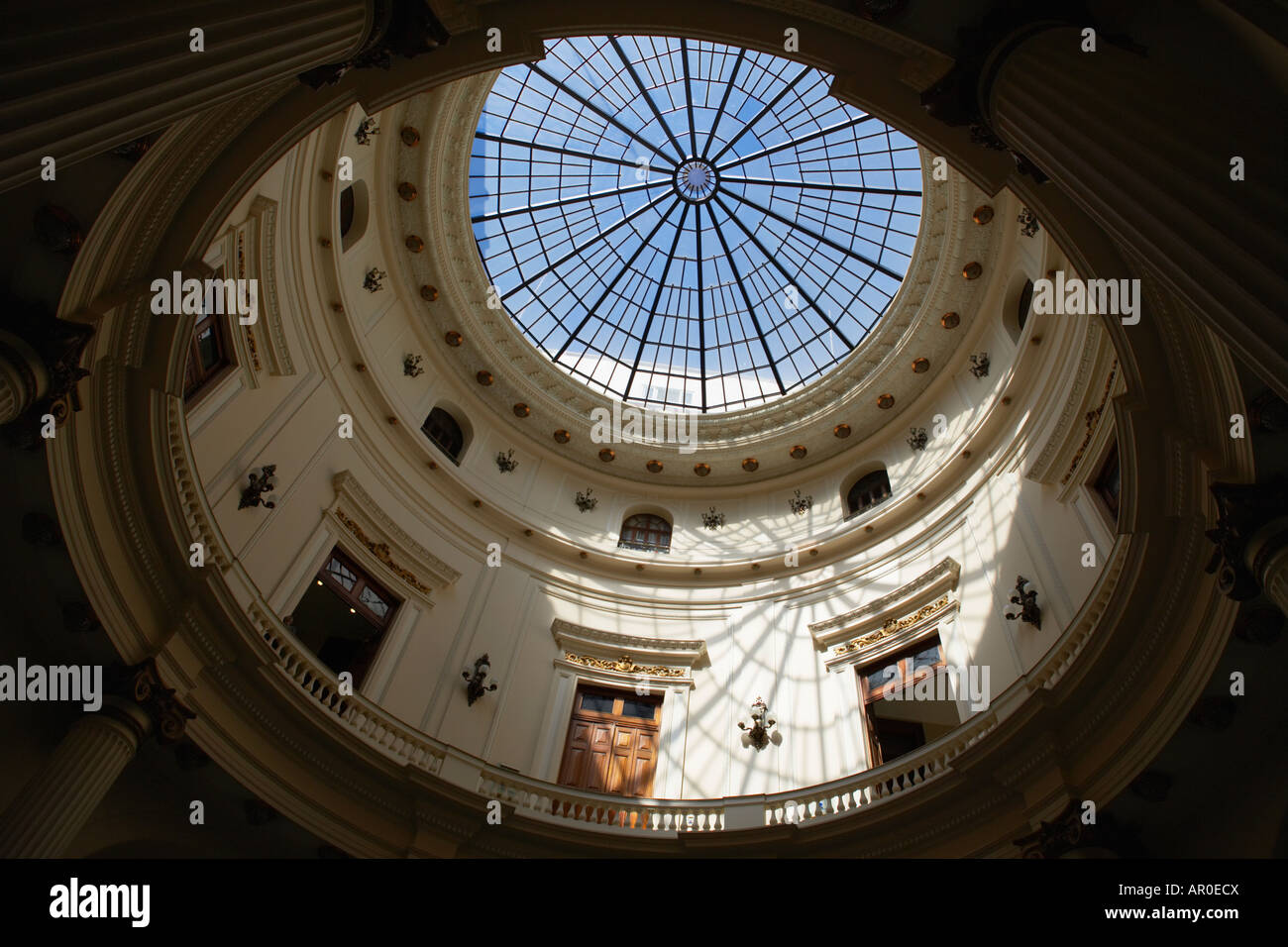 The skylight roof of the Centro Cultural Banco do Brasil Rio De Janeiro ...
