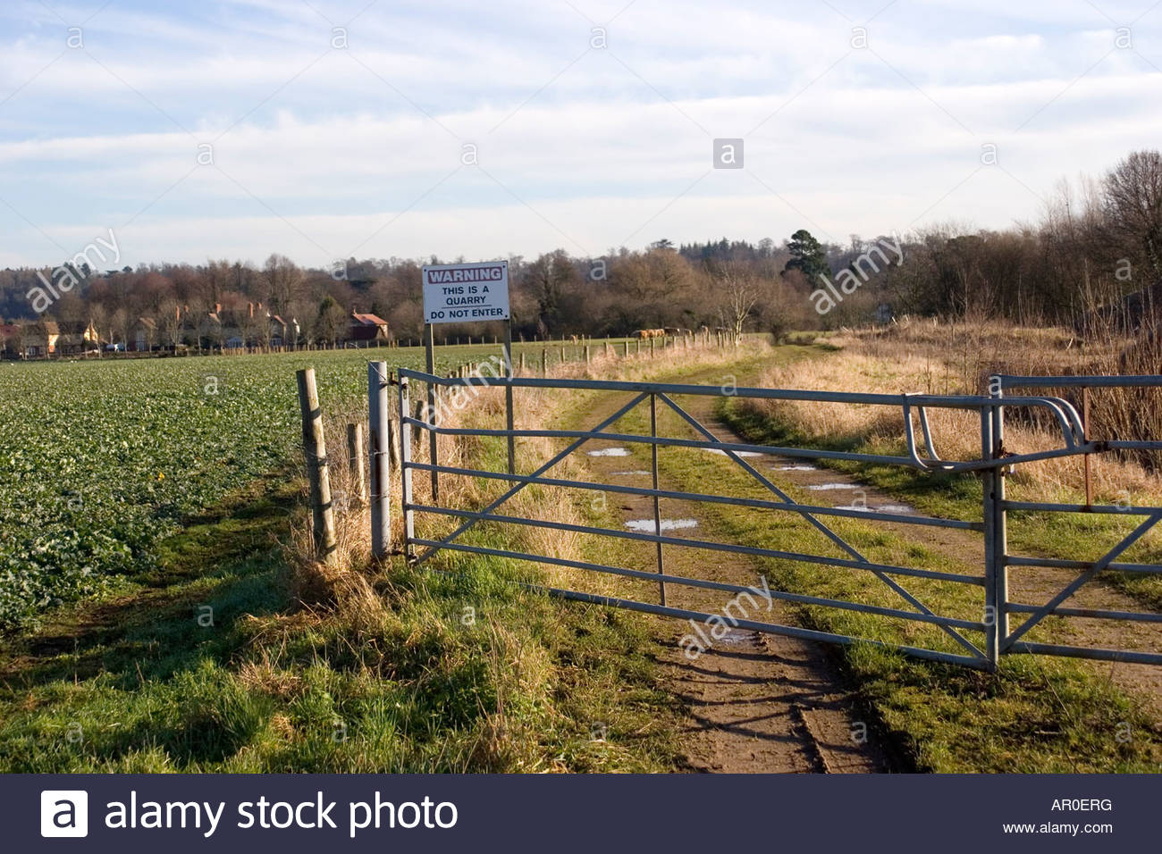 Quarry Sign High Resolution Stock Photography and Images - Alamy