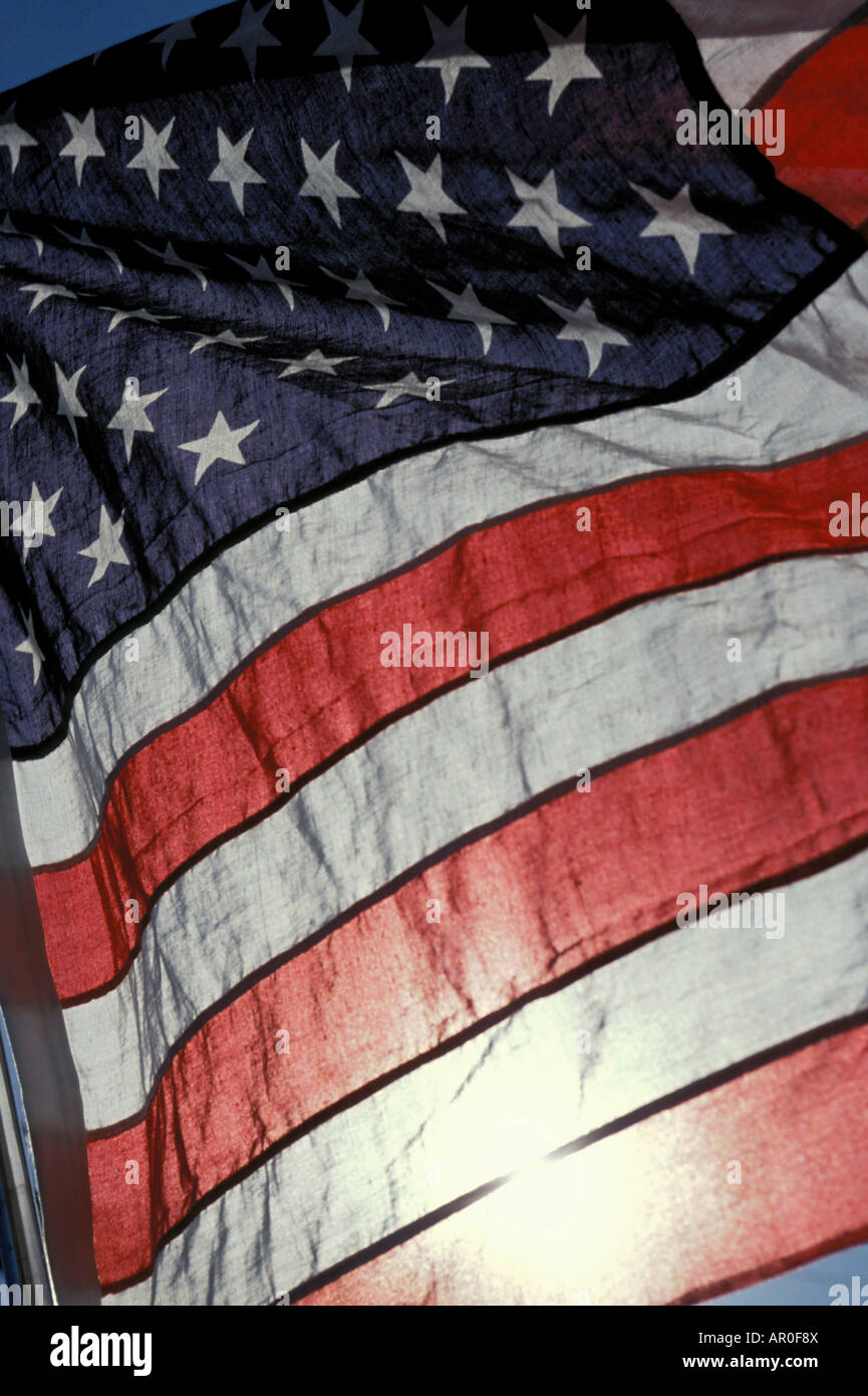 United States Flag close-up Stock Photo - Alamy
