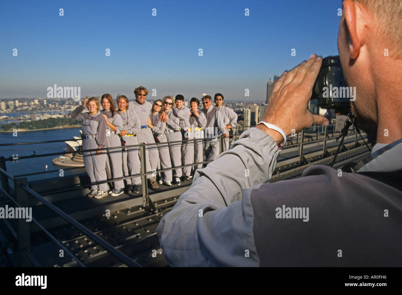 Bridgeclimb. Sydney Harbour Bridge., Australien, NSW, Harbour Bridge ...