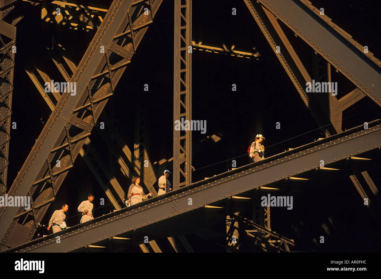 Bridgeclimb. Sydney Harbour Bridge., Australien, NSW, Harbour Bridge ...