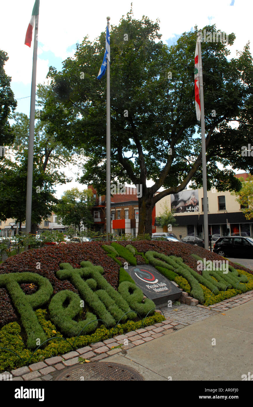 Little Italy Montreal Quebec Canada Stock Photo - Alamy