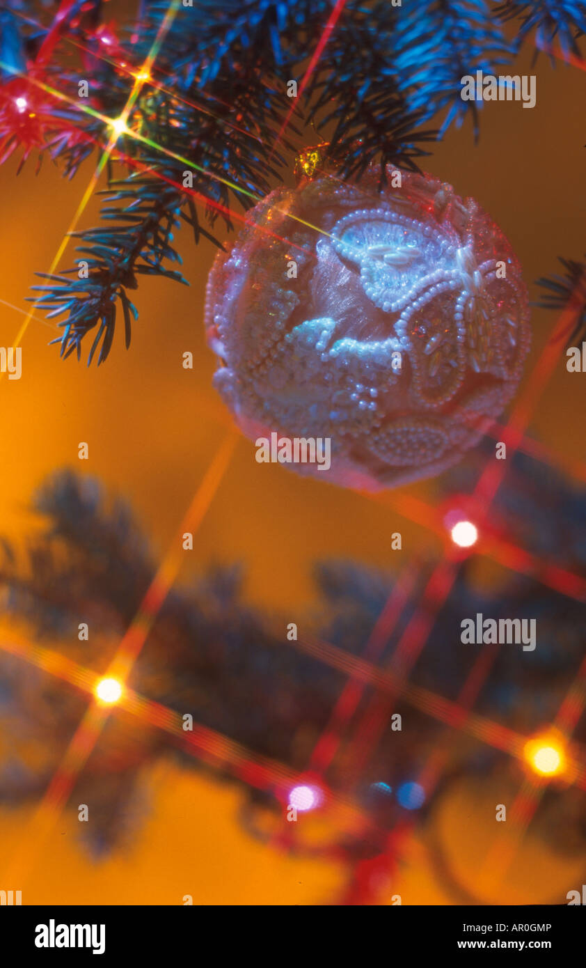 Christmas ornament lights on hi-res stock photography and images - Alamy