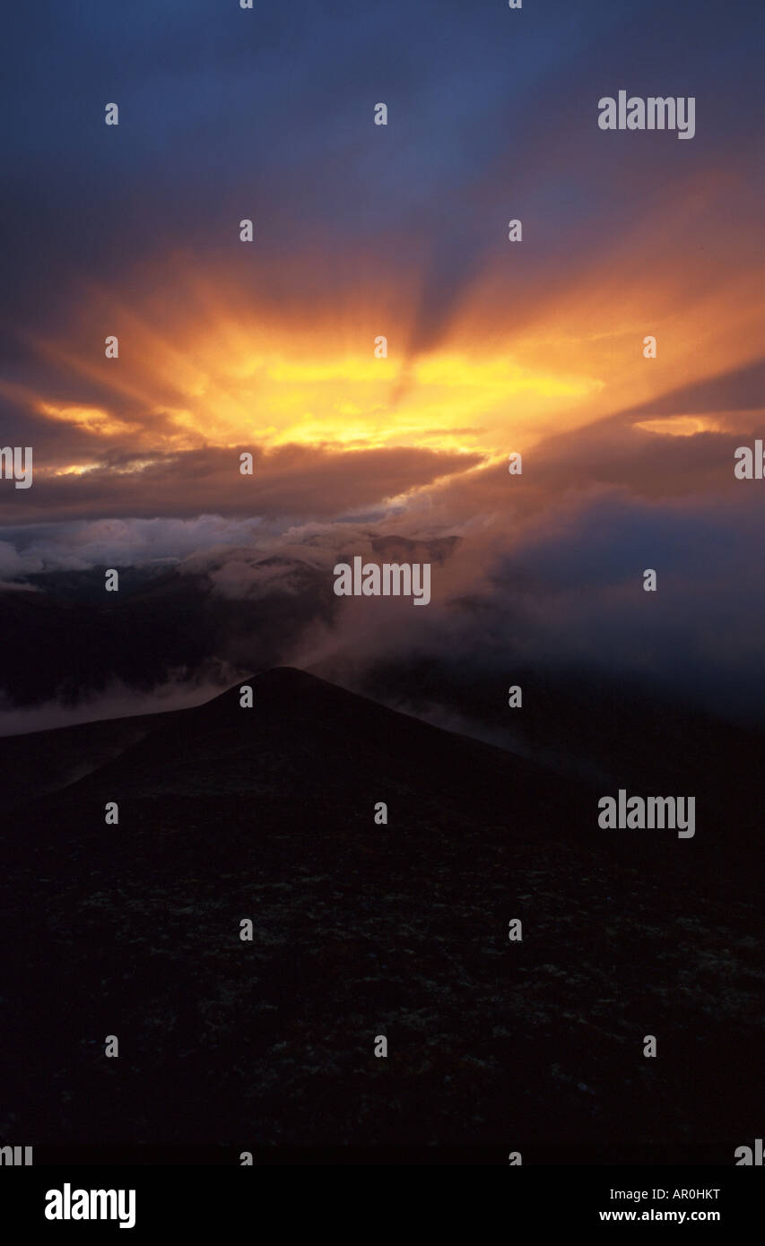 Resurrection Pass Trail Gold Sunset Clouds Sky AK Southcentral Summer ...