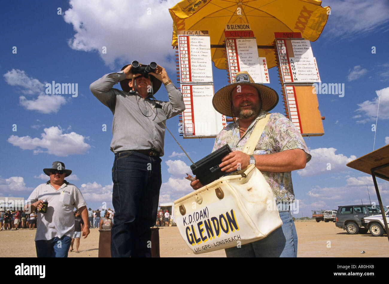 Bookmakers at Birdsville Races, annual horse races, Birdsville ...