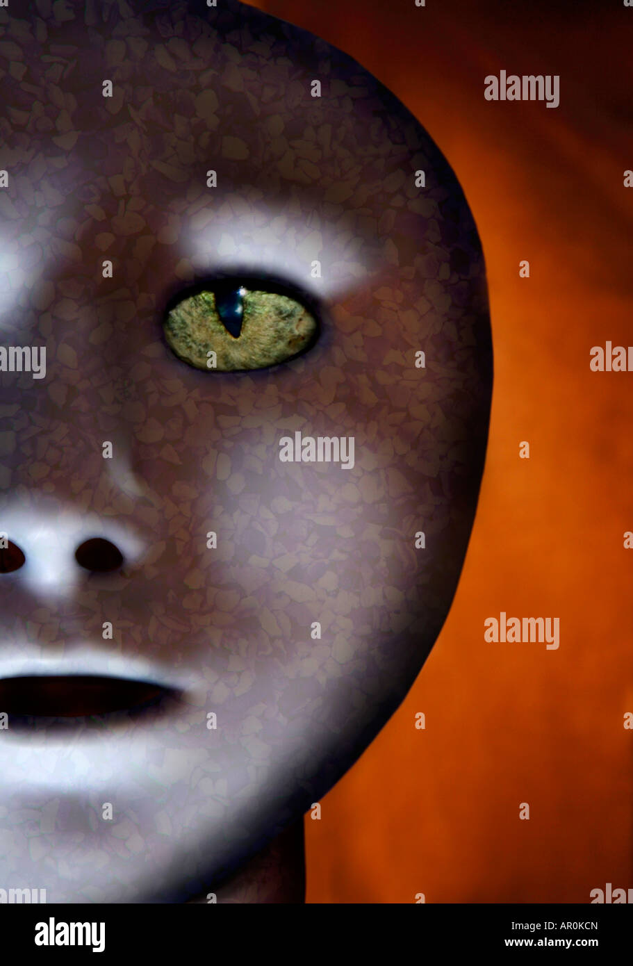 Alien Head High Resolution Stock Photography and Images - Alamy