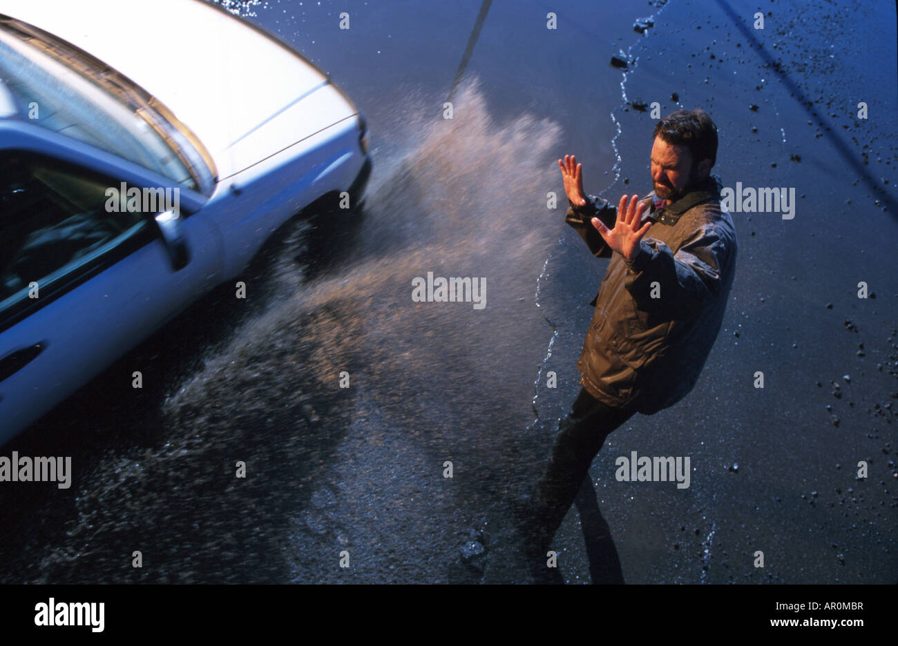 Splashed by car hi-res stock photography and images - Alamy