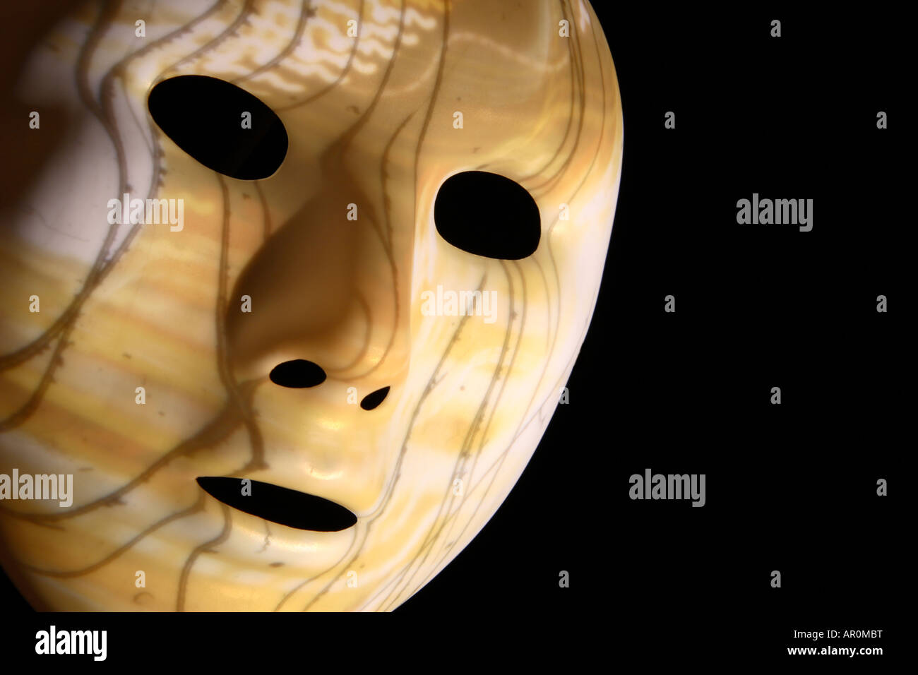 Fantasy Alien Face Mask Stock Photo - Alamy