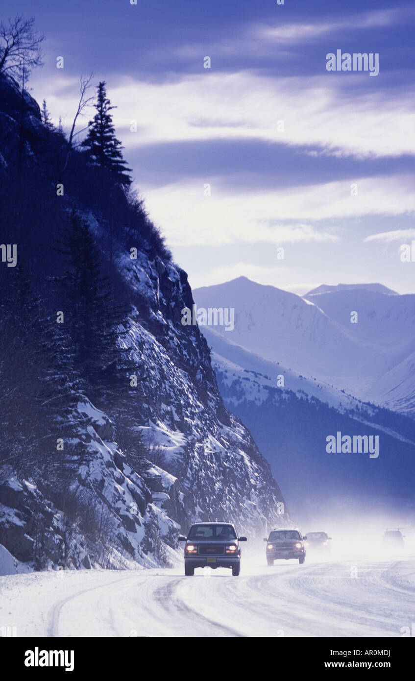 Driving alaska highway up through hi-res stock photography and images ...