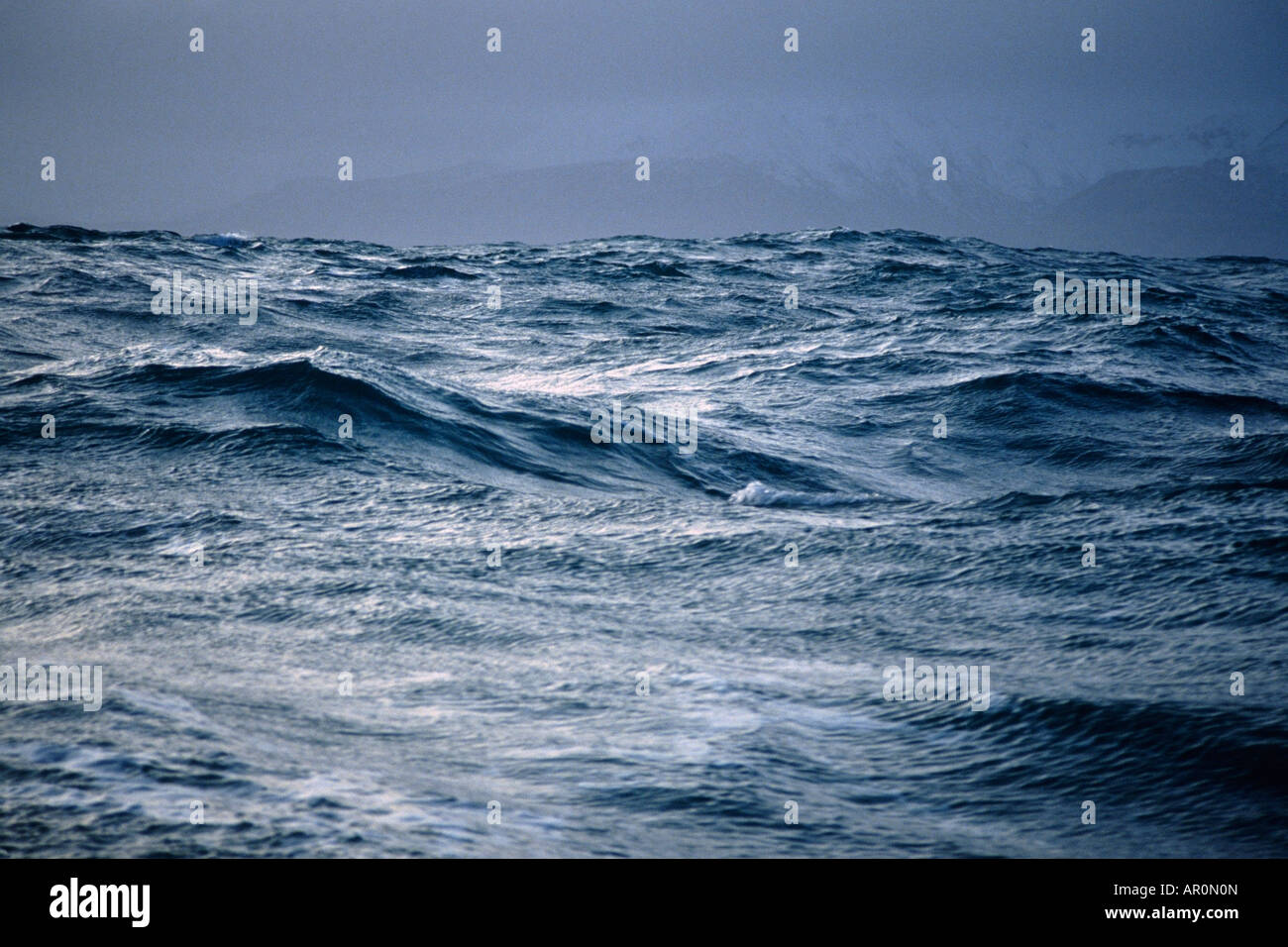 Pacific Ocean winter storm Southeast Alaska Stock Photo - Alamy