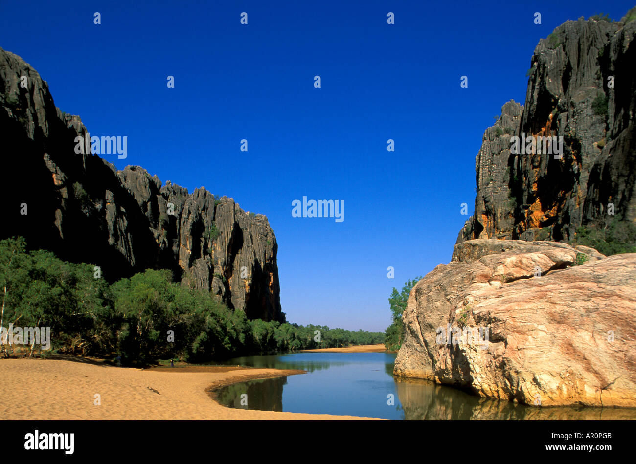 Windjana Gorge National Park Stock Photos & Windjana Gorge National ...