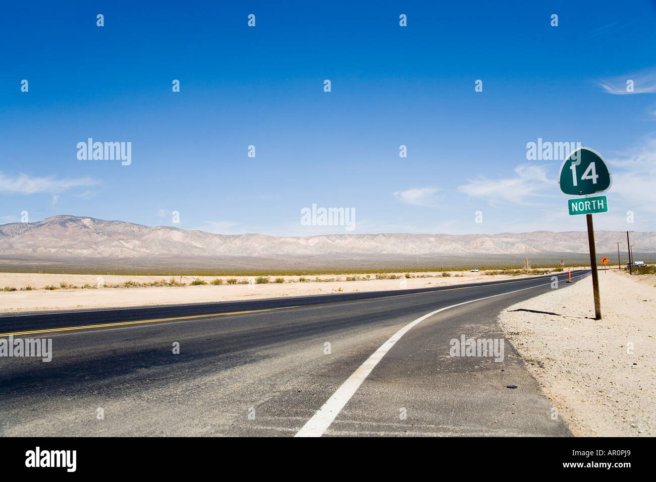 Highway 14 junction North, Antelope Valley Freeway, Midland Trail ...