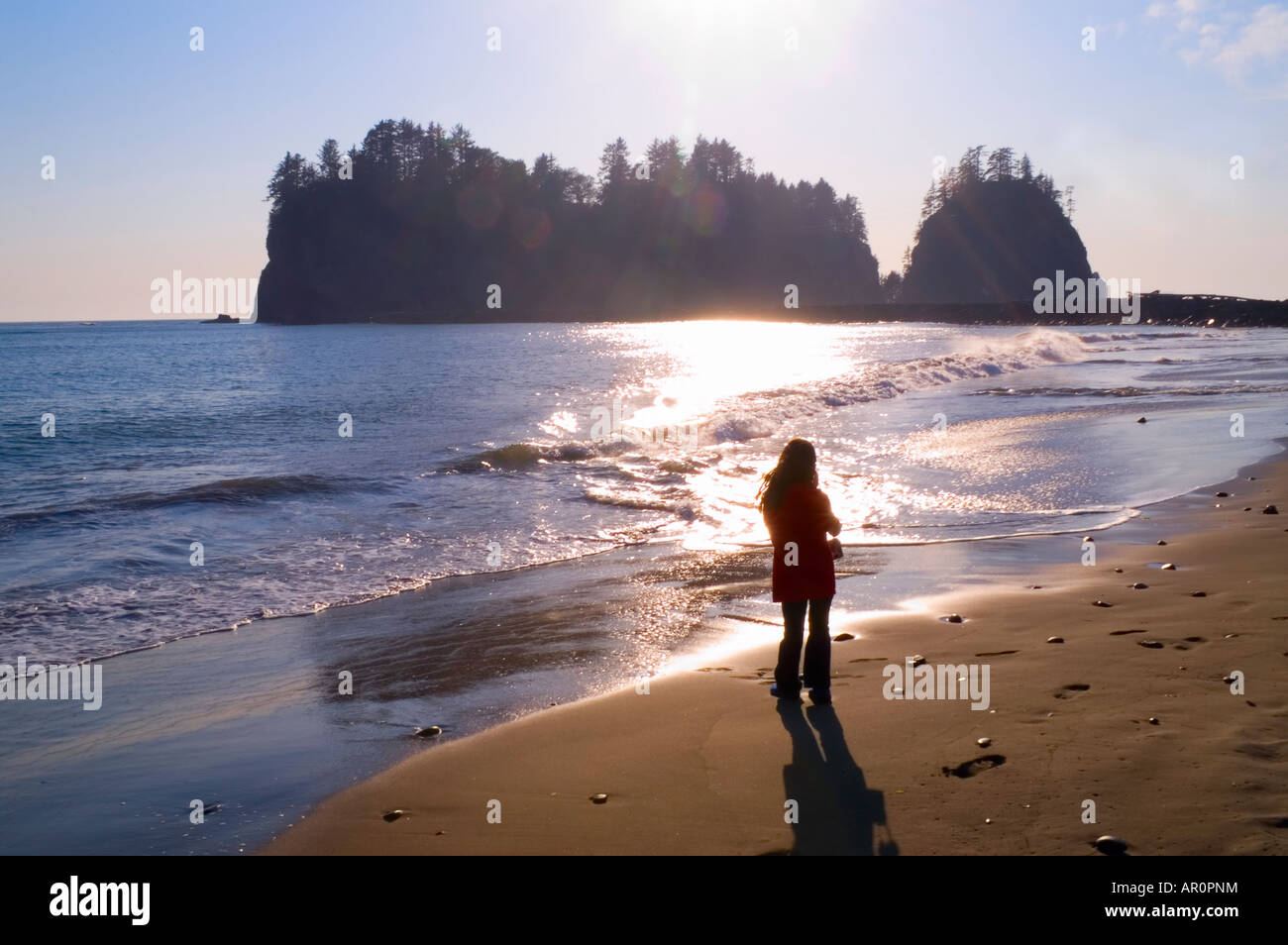 Child on First Beach Stock Photo - Alamy