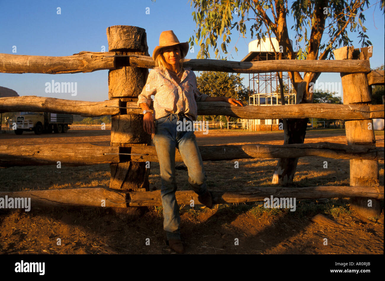 Station owner Sterling Buntine, Rachel, Western Australla Australia ...