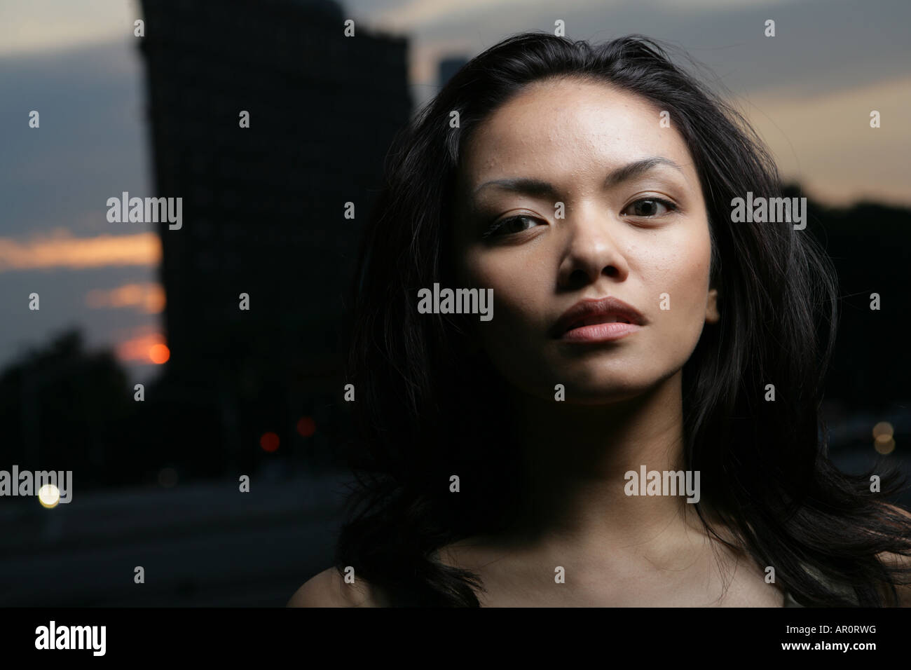 Filipino woman face hi-res stock photography and images - Alamy
