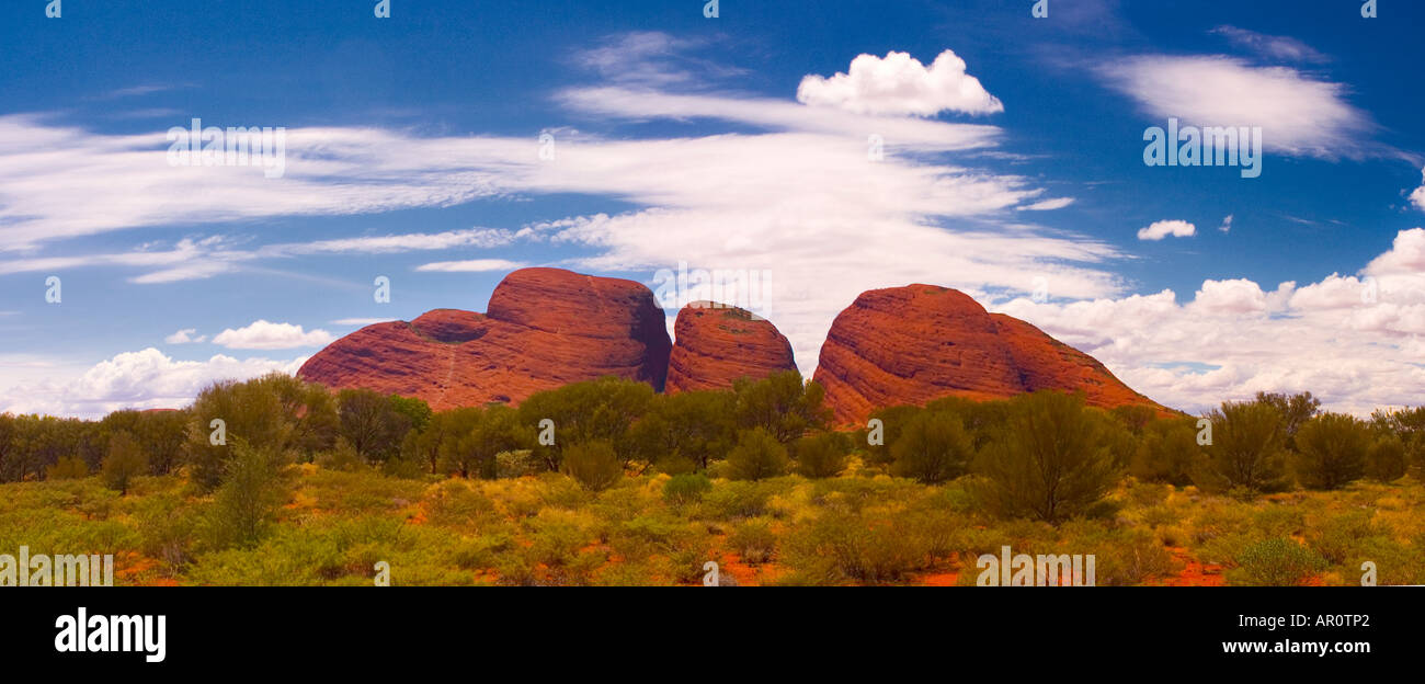 Panoramic view australian outback landscape hi-res stock photography ...