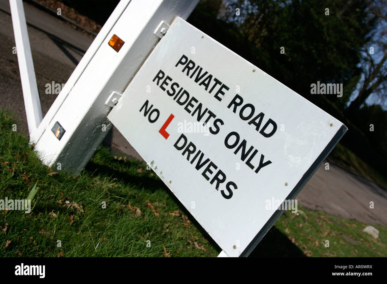 Residents Only Road Sign Stock Photo - Alamy