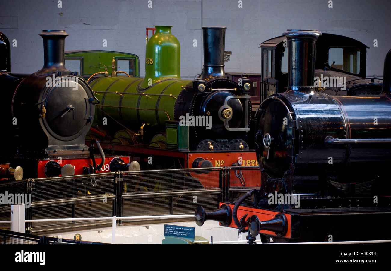 Steam Engines at the National Railway Museum NRM York Stock Photo - Alamy