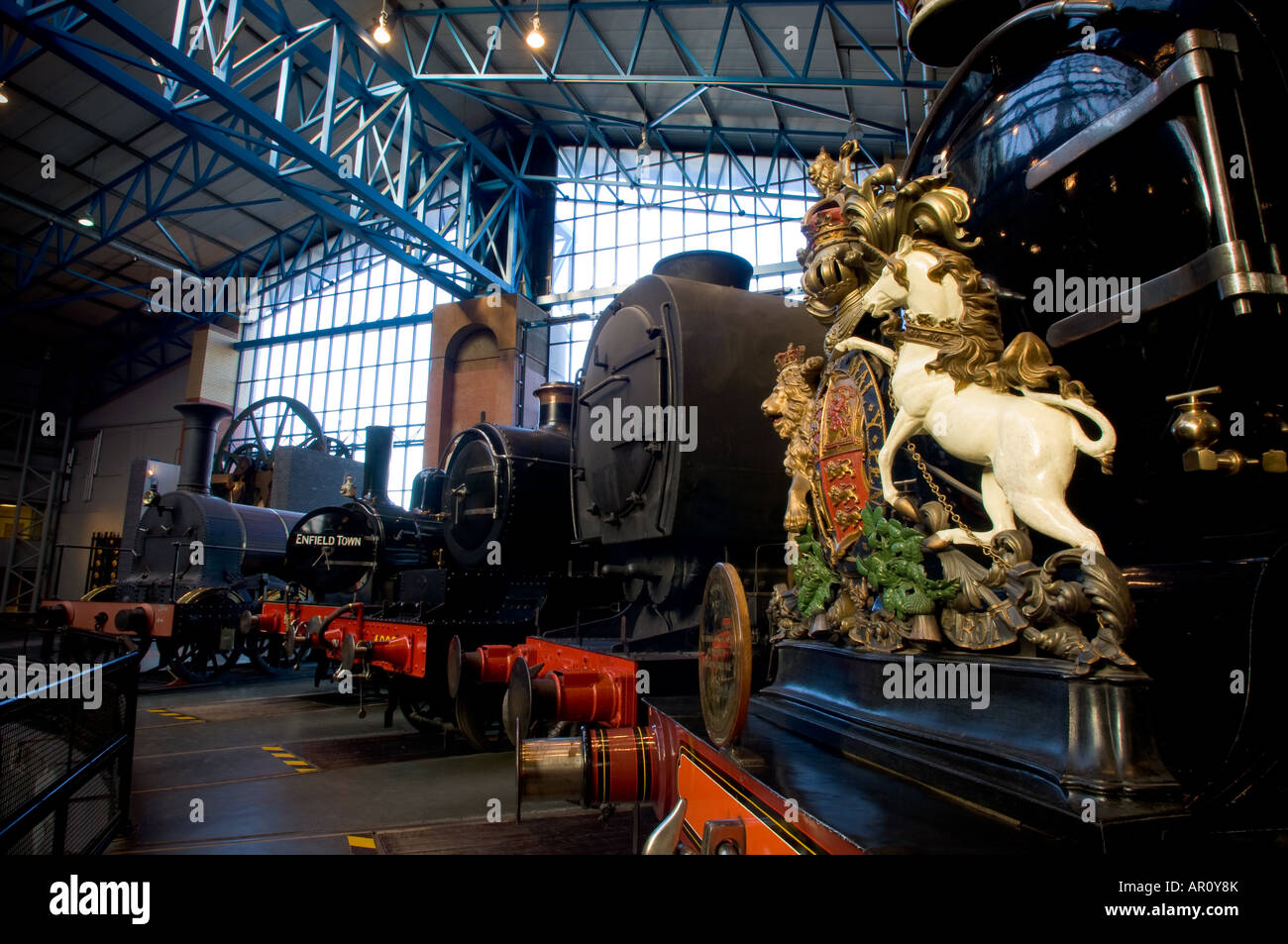 Steam Engines at National Railway Museum NRM York Stock Photo - Alamy