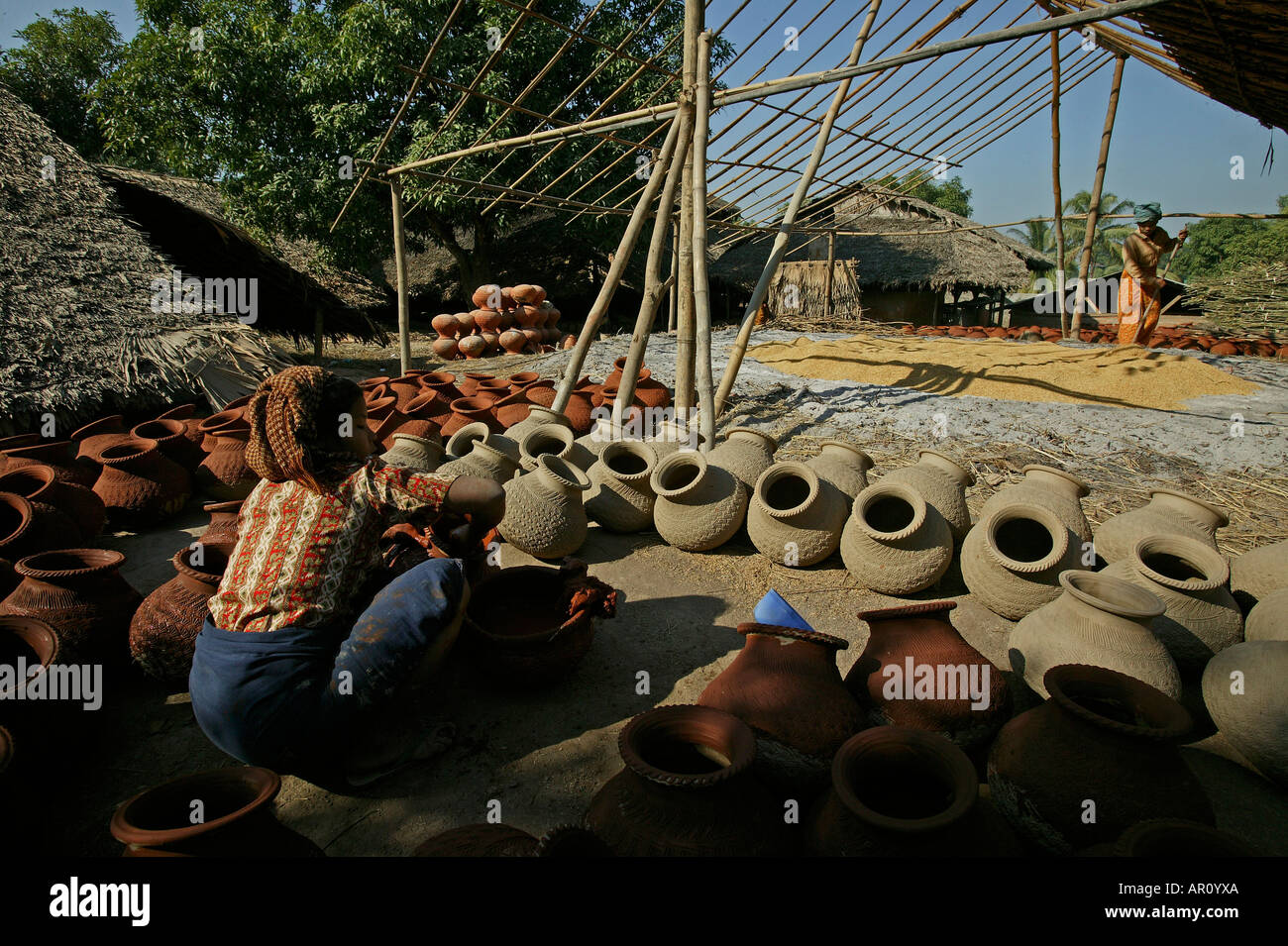 Myanmar burma water pottery hi-res stock photography and images - Alamy