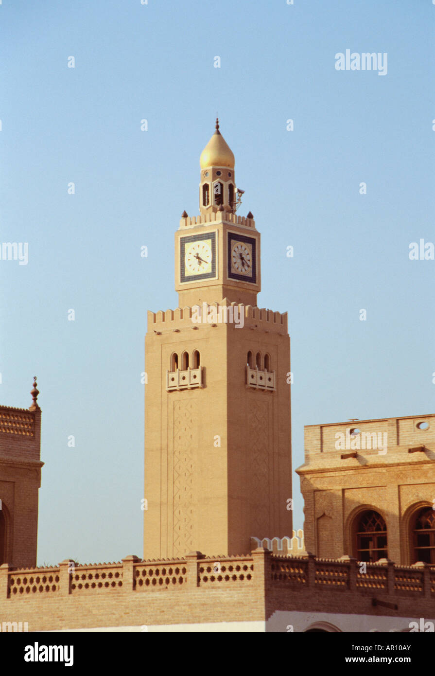 The clock tower of the Al Sief Palace in Kuwait City Stock Photo - Alamy