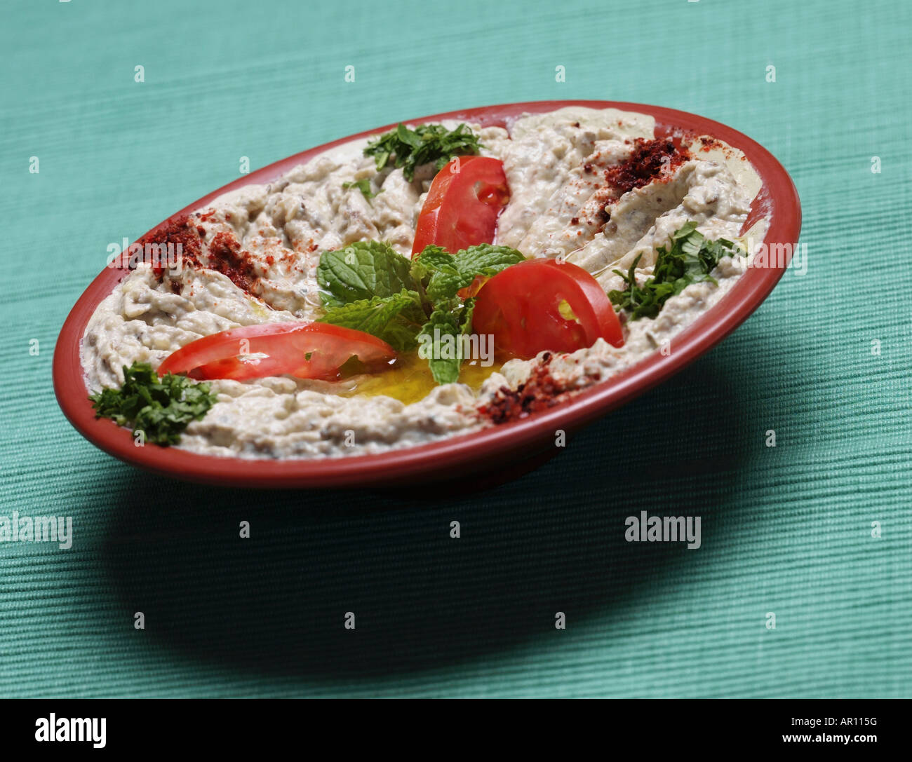 Moutabel made of Aubergines Stock Photo - Alamy