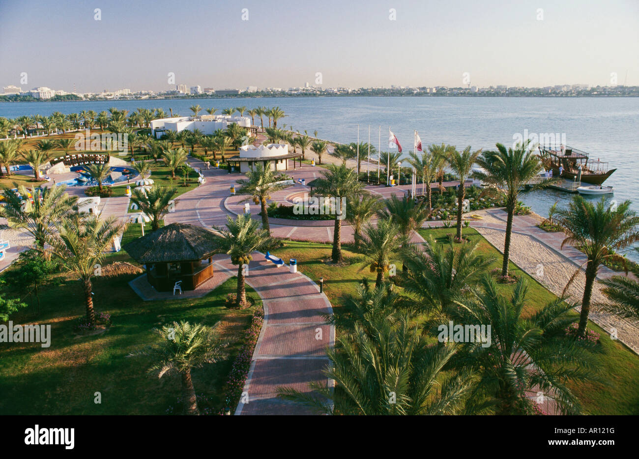 An aerial view of a resort near the sea Stock Photo - Alamy