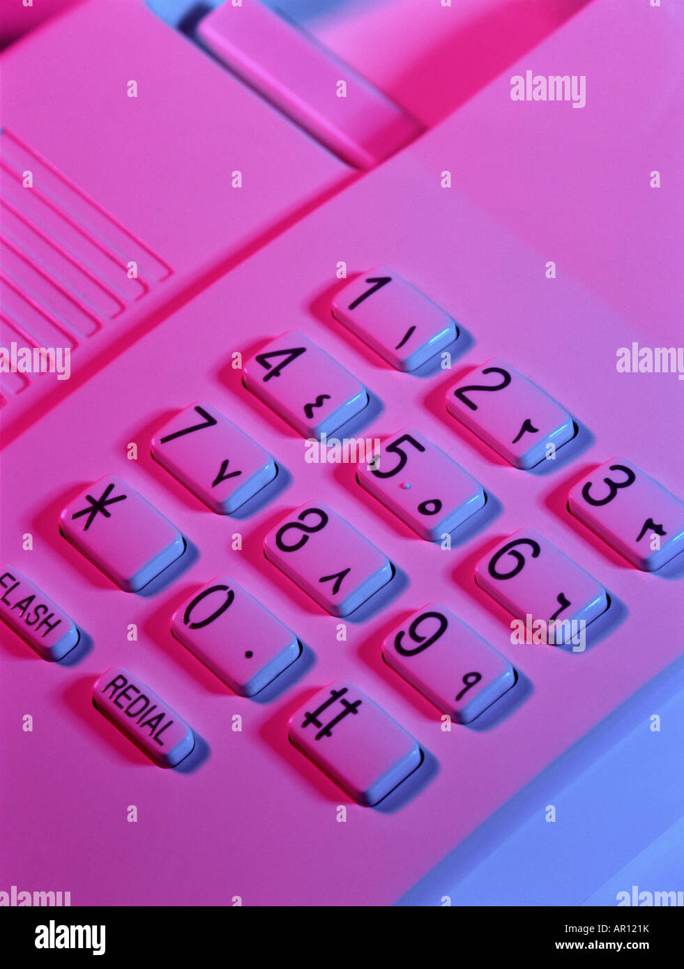 Telephone pad with arabic numbers Stock Photo - Alamy