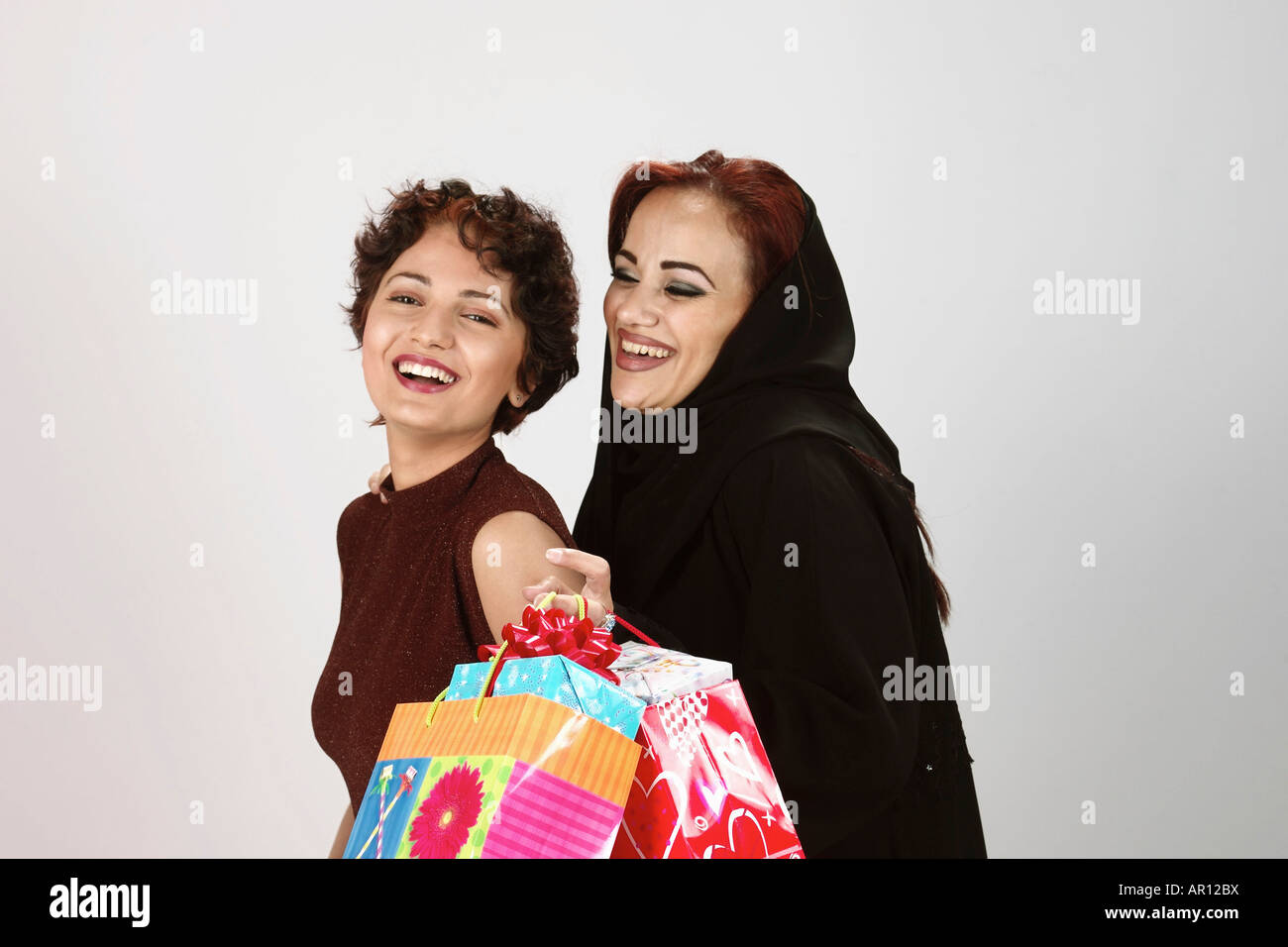 Arab Ladies having some fun Stock Photo - Alamy