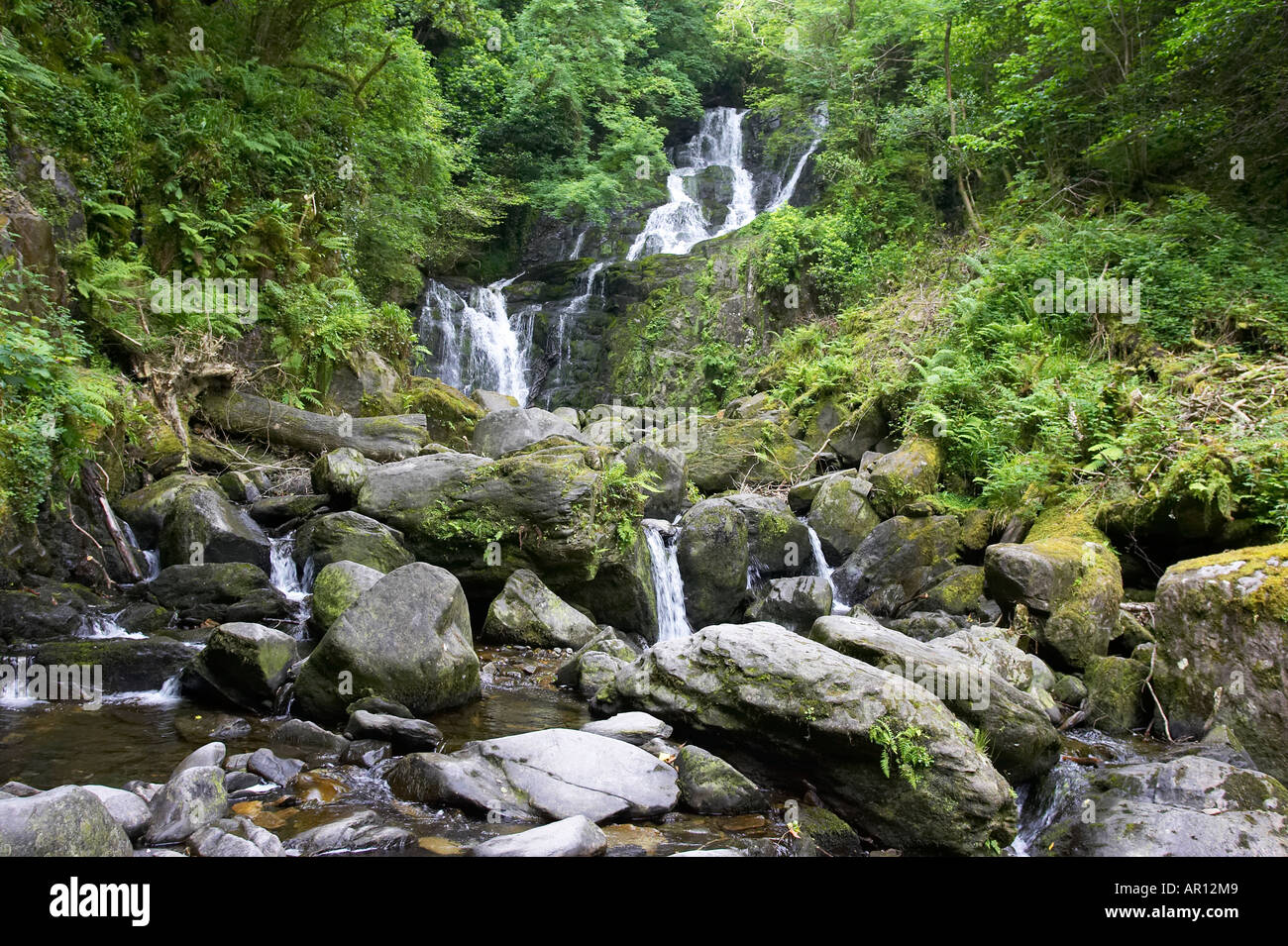 Torc Waterfall near Killarney County Kerry Republic of Ireland Stock ...