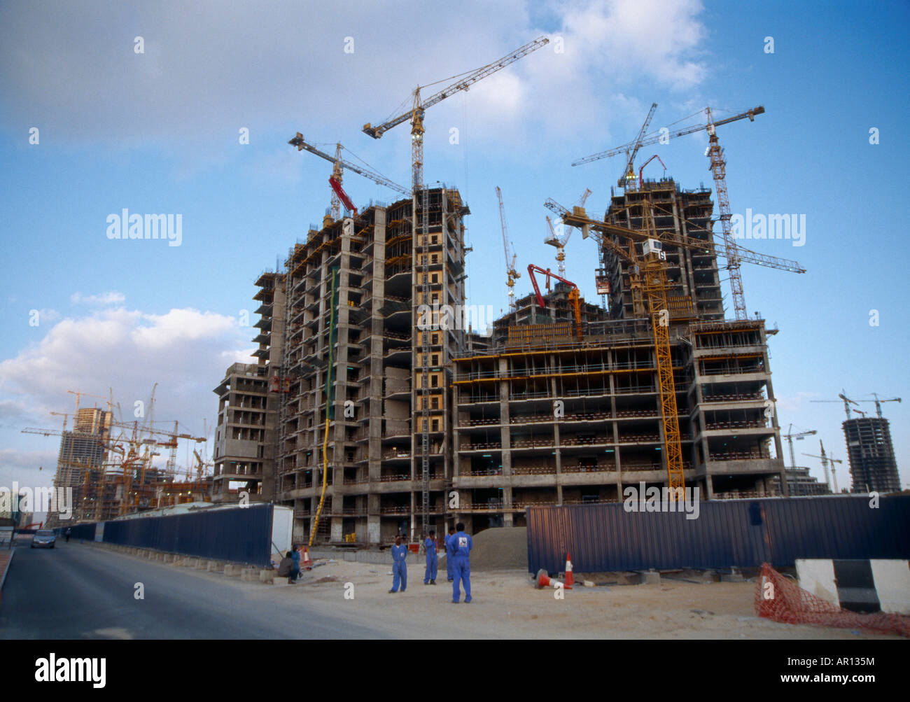 New Construction in Dubai Stock Photo - Alamy