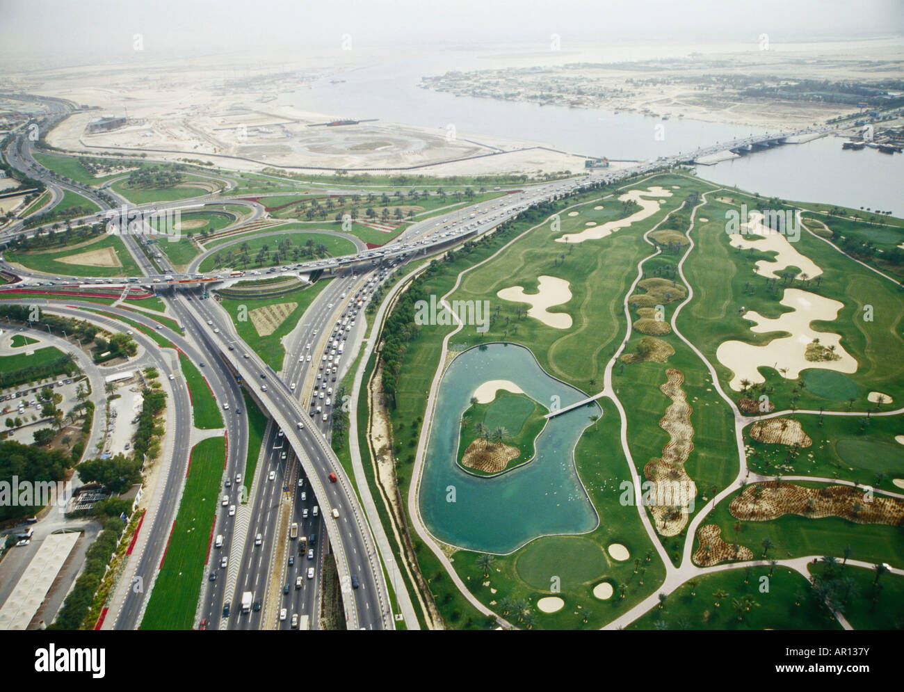 Emirates golf club aerial hi-res stock photography and images - Alamy
