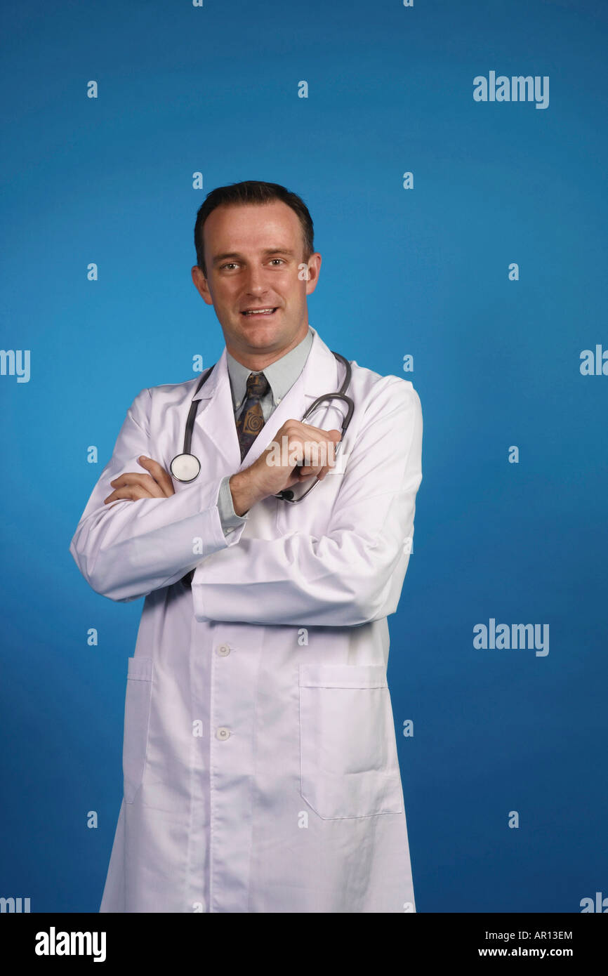 An Optimistic doctor looking at camera while smiling Stock Photo - Alamy