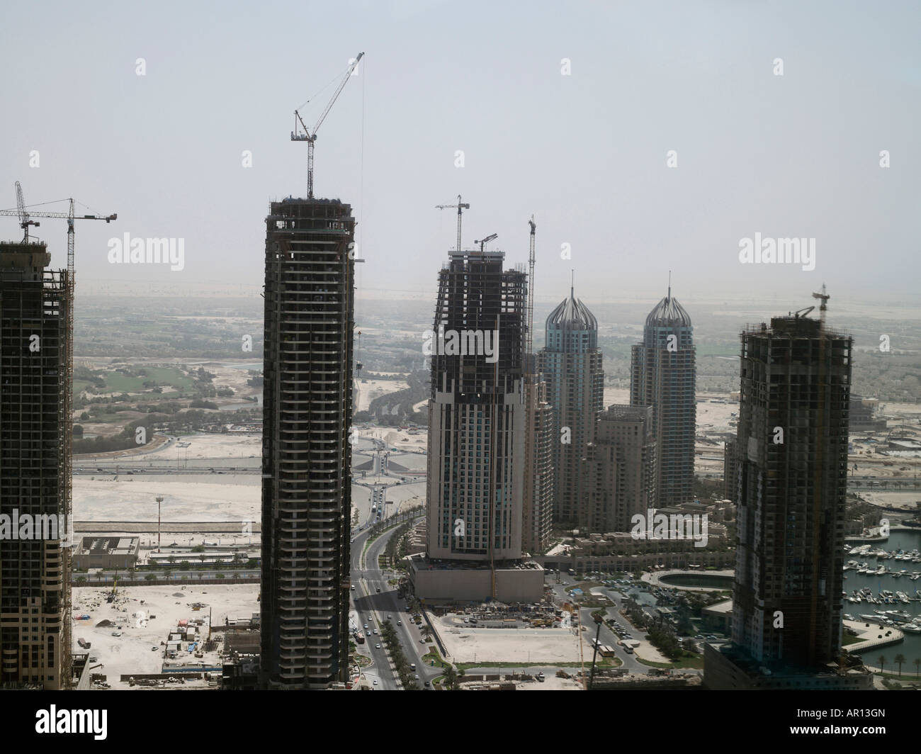 Aerial View of the Construction Building seen during at Day Stock Photo ...