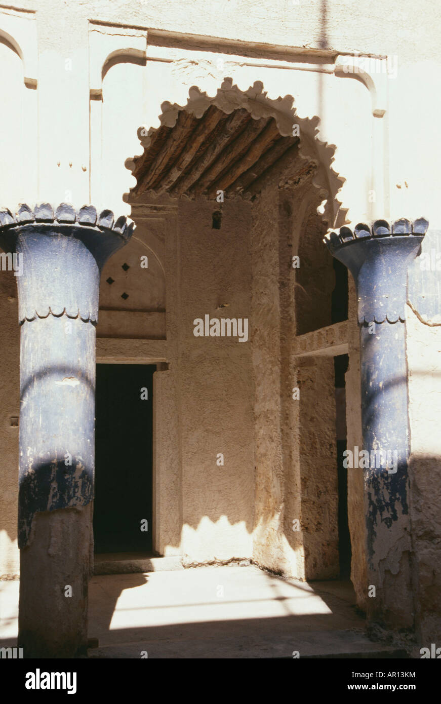Traditional Architecture of Building in Dubai Stock Photo - Alamy