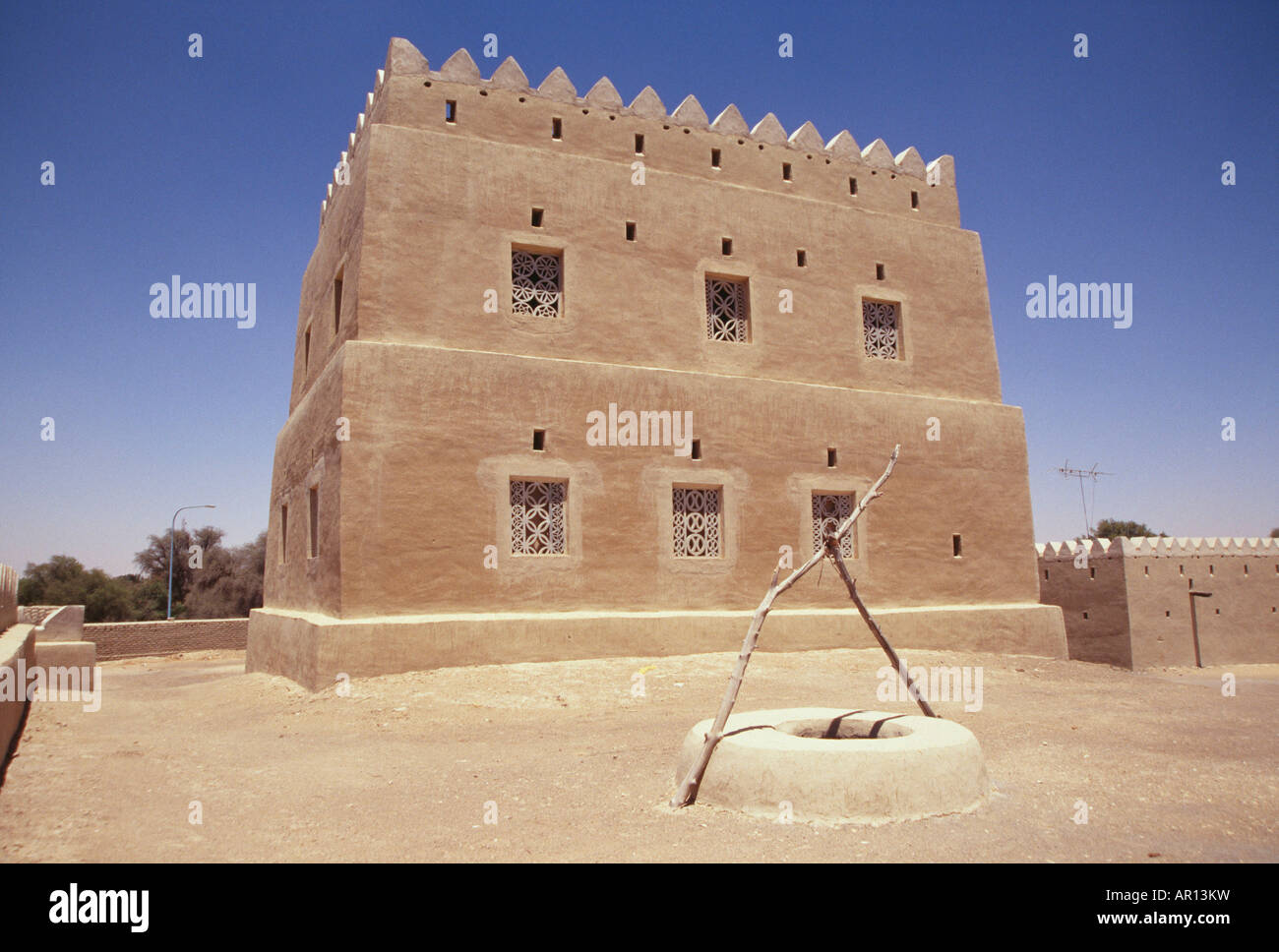 Old Style Structure in a Famous Village in United Arab Emirates Stock ...