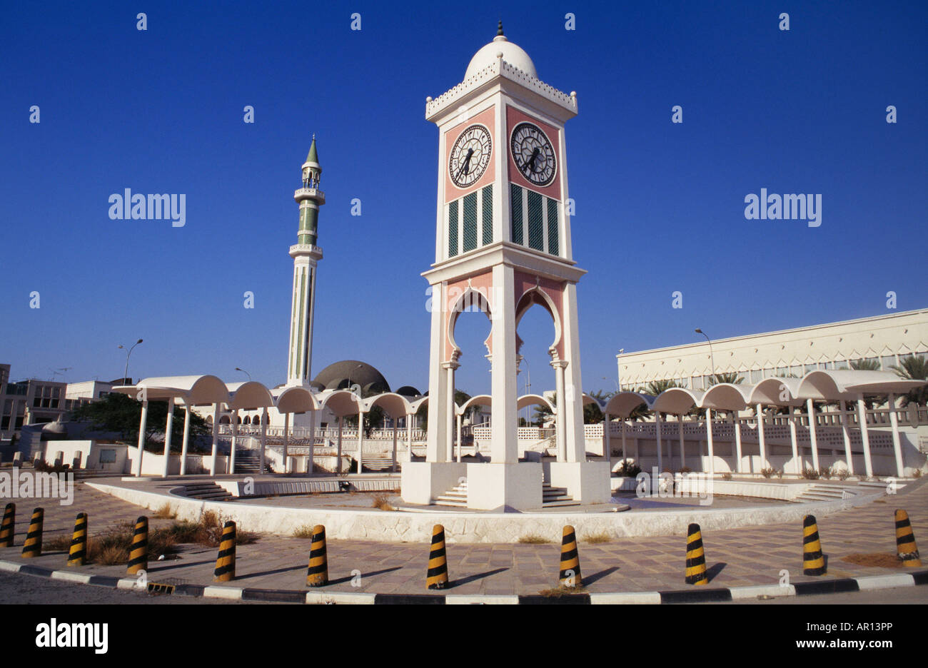 Clock tower doha qatar hi-res stock photography and images - Alamy
