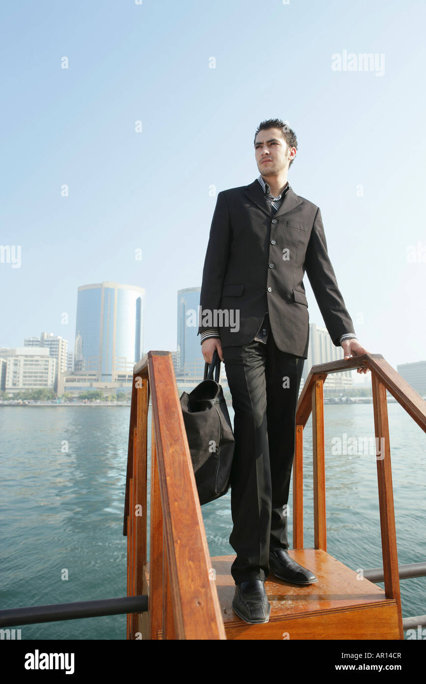 Person standing on a bridge hi-res stock photography and images - Alamy