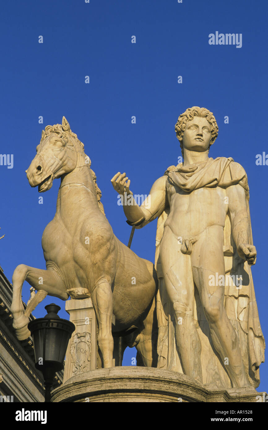Italy Rome statue Stock Photo - Alamy