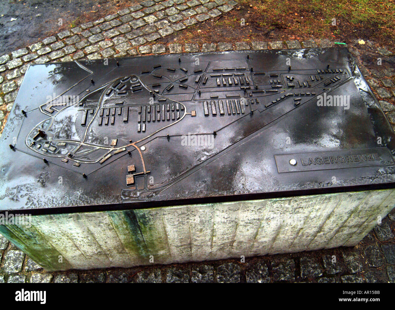 Map layout of concentration camp hi-res stock photography and images ...