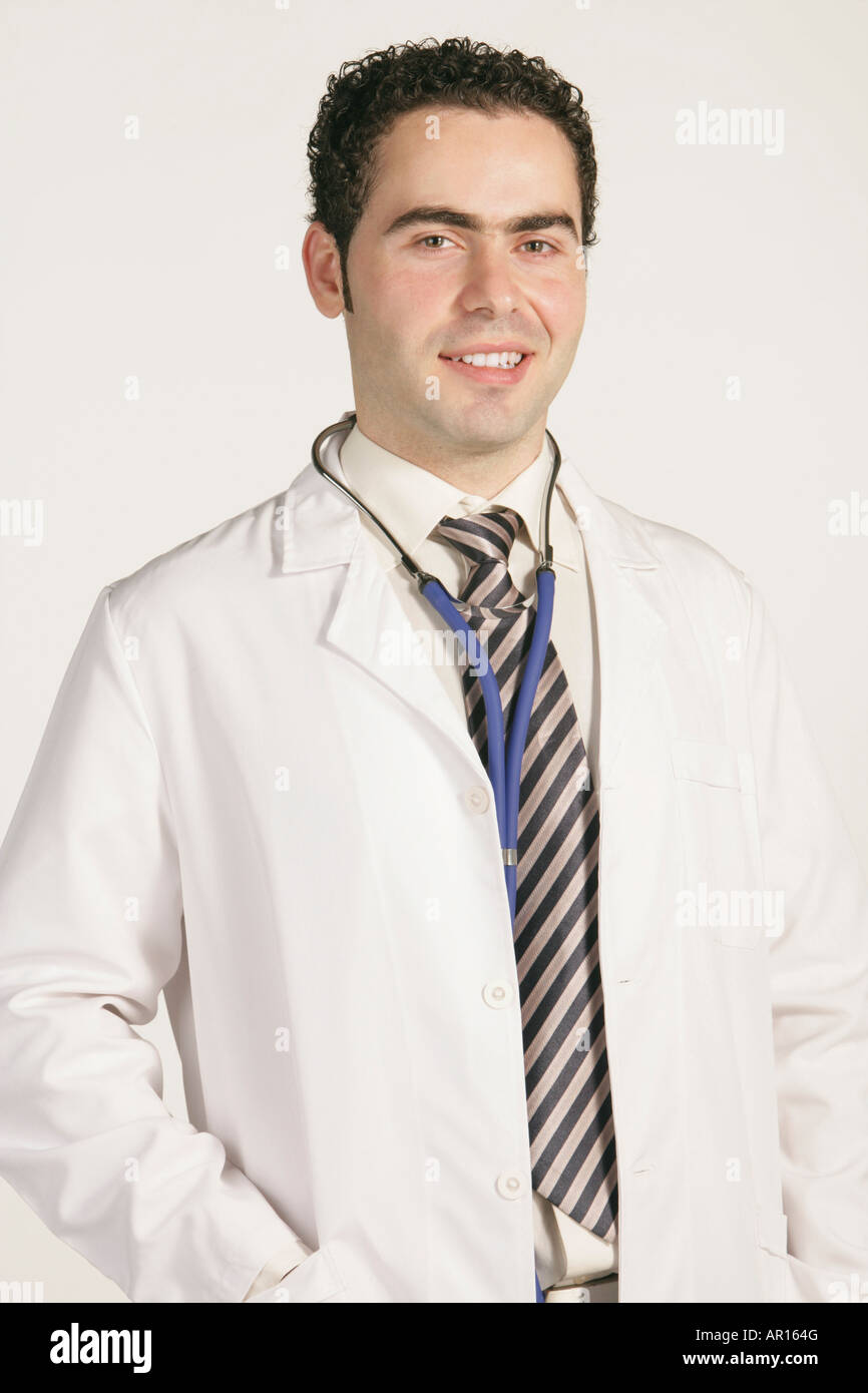 Doctor Looking at Camera Stock Photo - Alamy