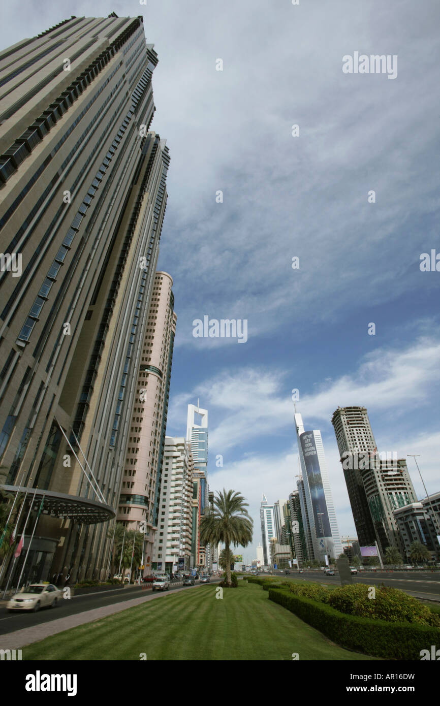 Aerial view dubai sheikh zayed hi-res stock photography and images - Alamy