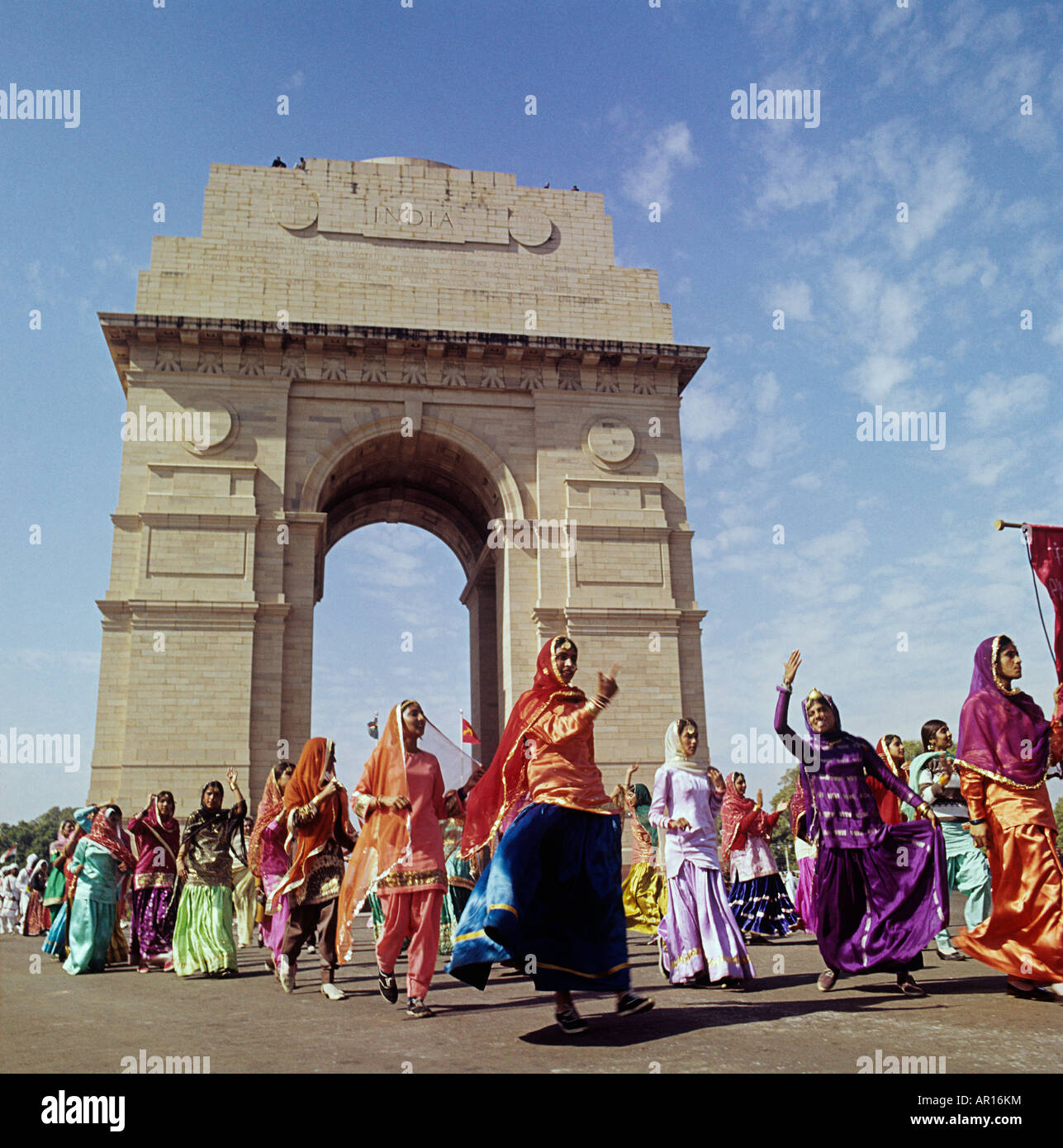 Punjabis dance the Gidda at India's National Day Parade, They pass the ...