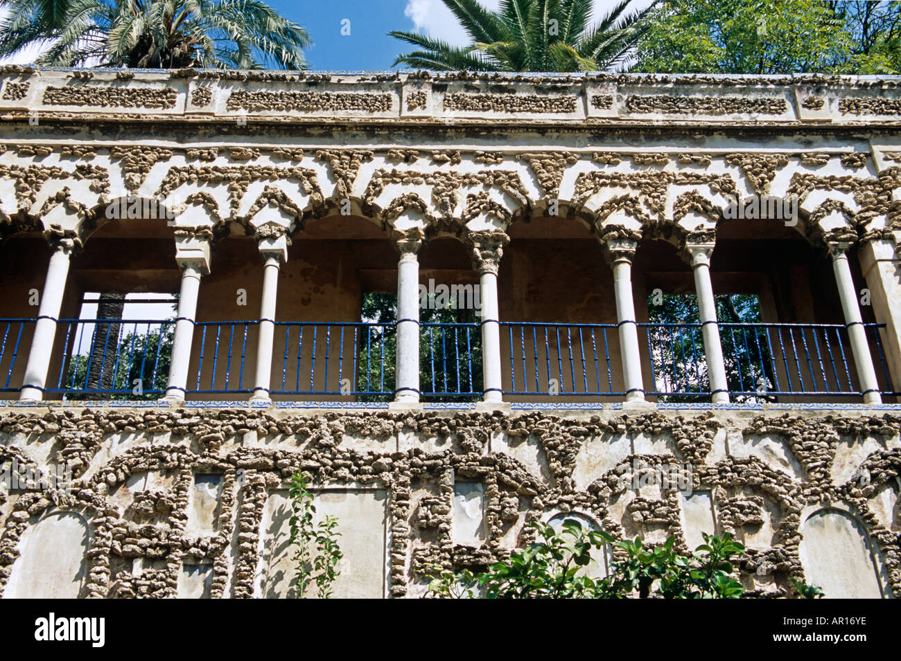 Grotesque Gallery, Palace Gardens, Palacio Mudejar, Reales Alcazares ...