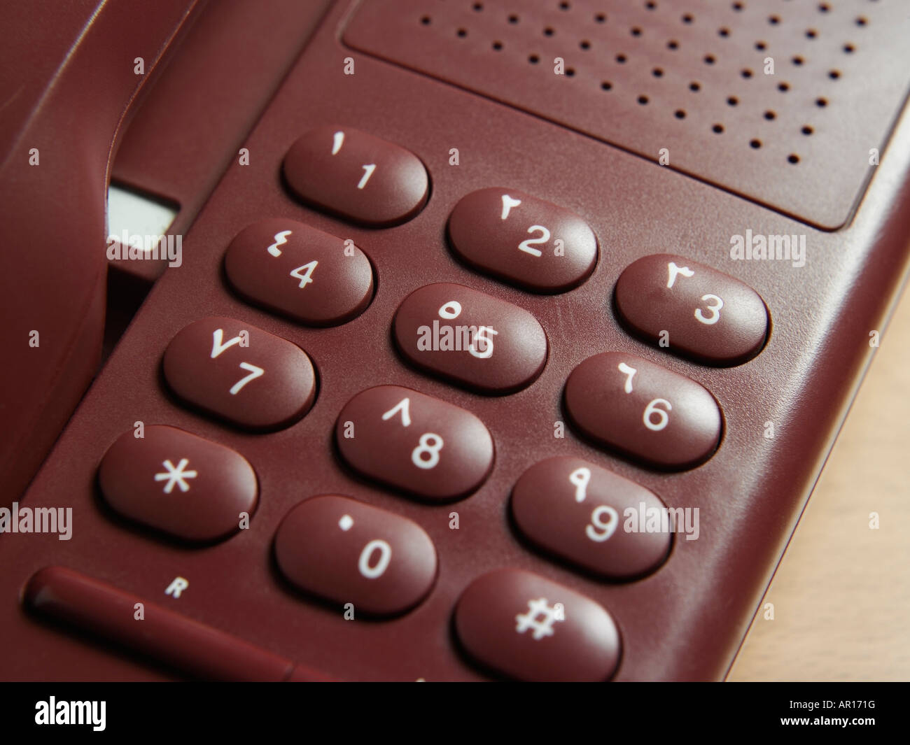 Telephone keypad with arabic numerals Stock Photo - Alamy