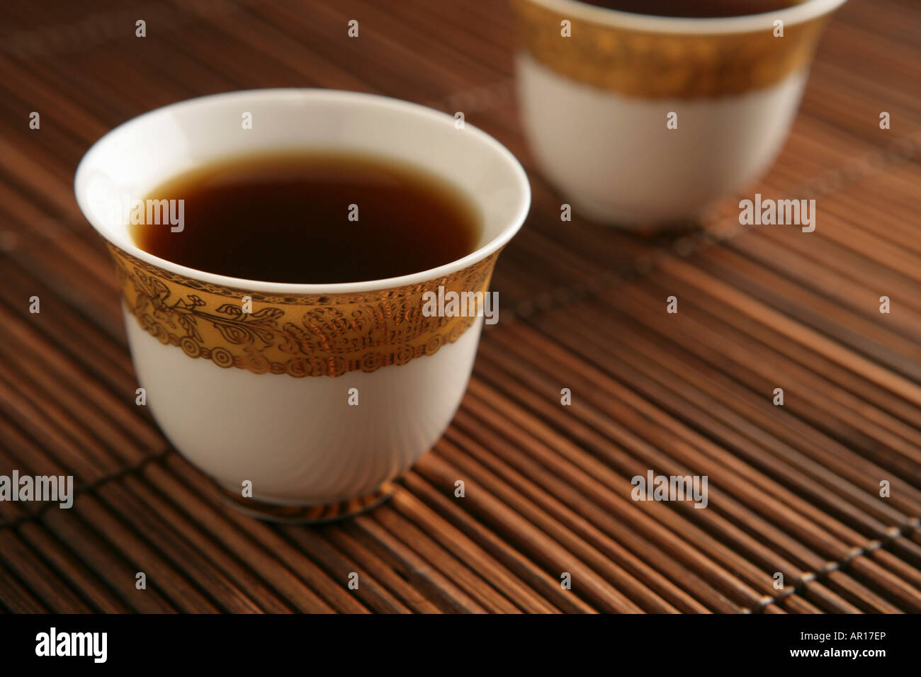 Cups of coffee Stock Photo - Alamy