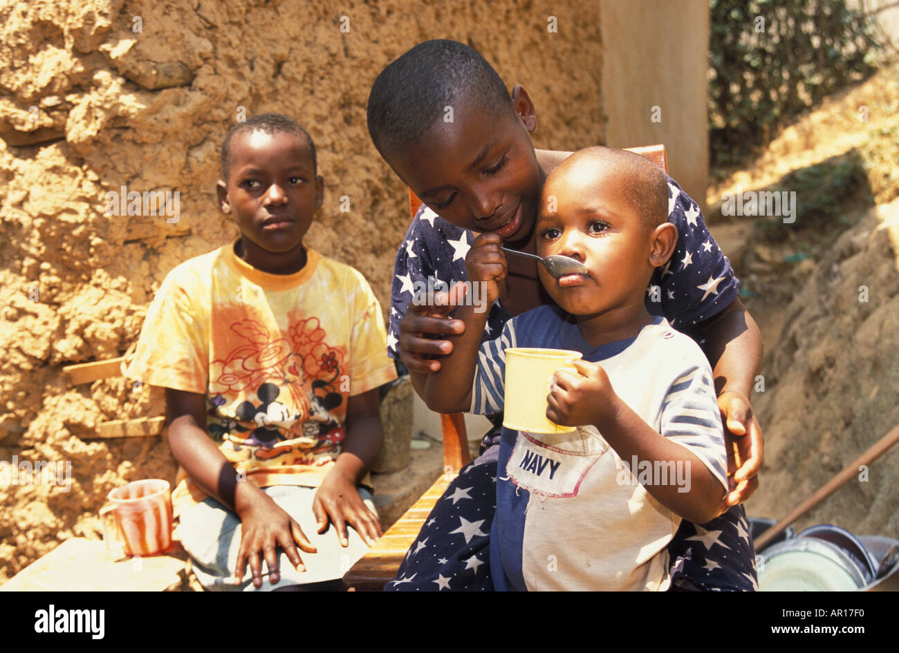 Rwandan genocide orphan Sophia 14 looks after her younger siblings and ...
