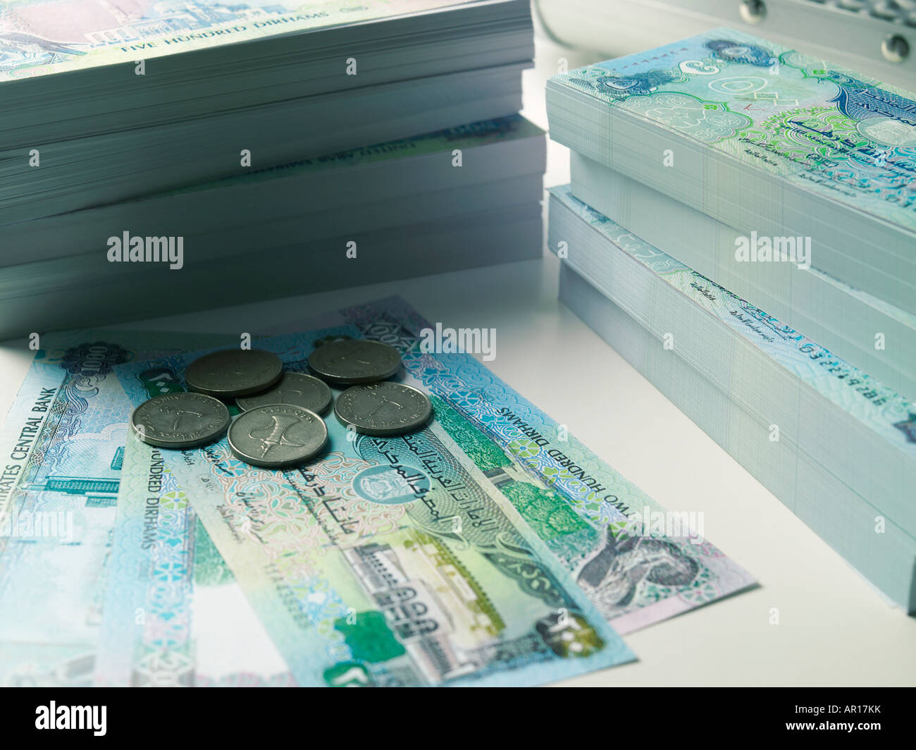 Bundle of Arab Money Stock Photo - Alamy